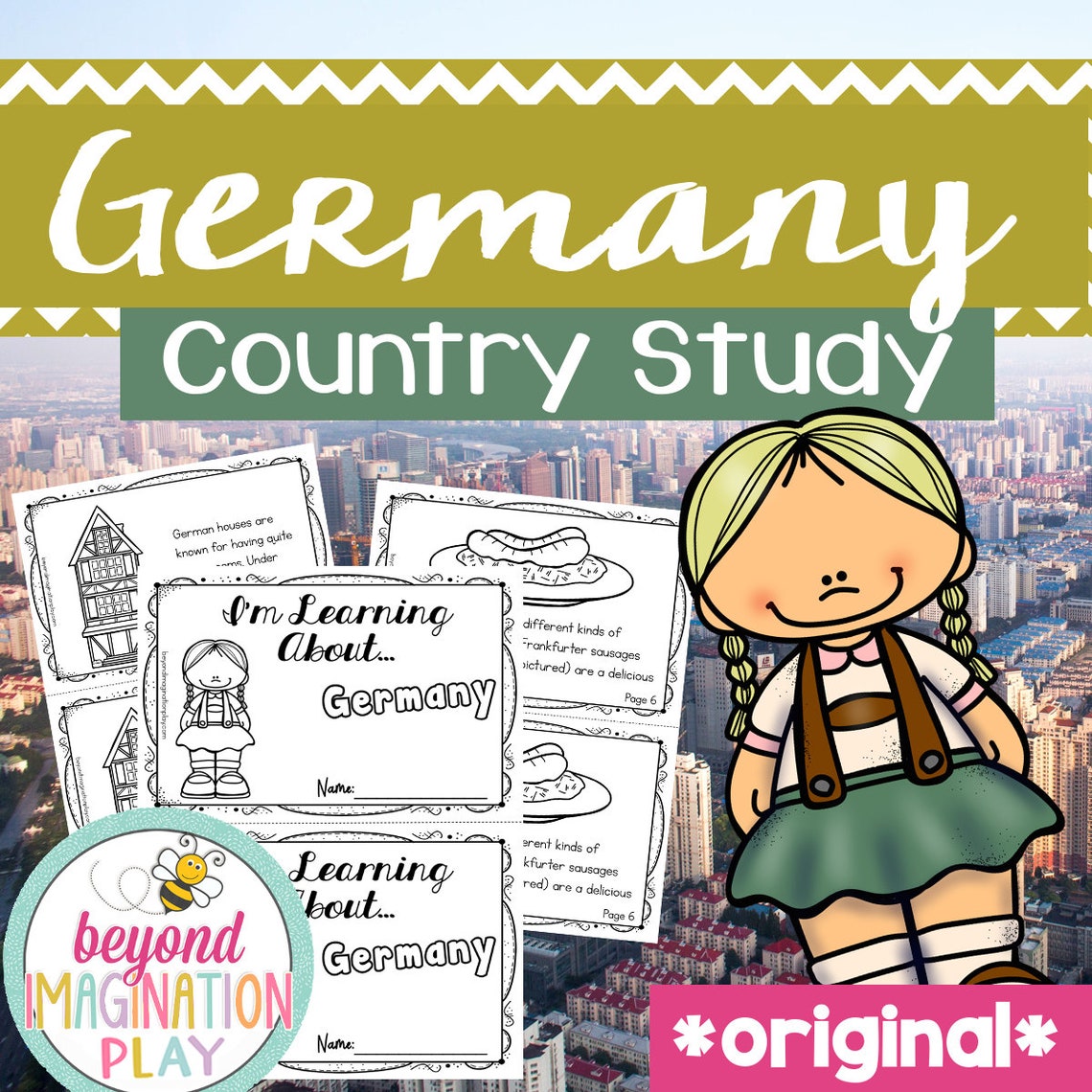 ORIGINAL Germany Country Study Instant Digital Download - Etsy