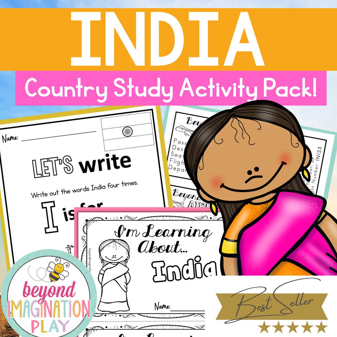 India Country Study *BEST SELLER* Comprehension, Activities + Play ...