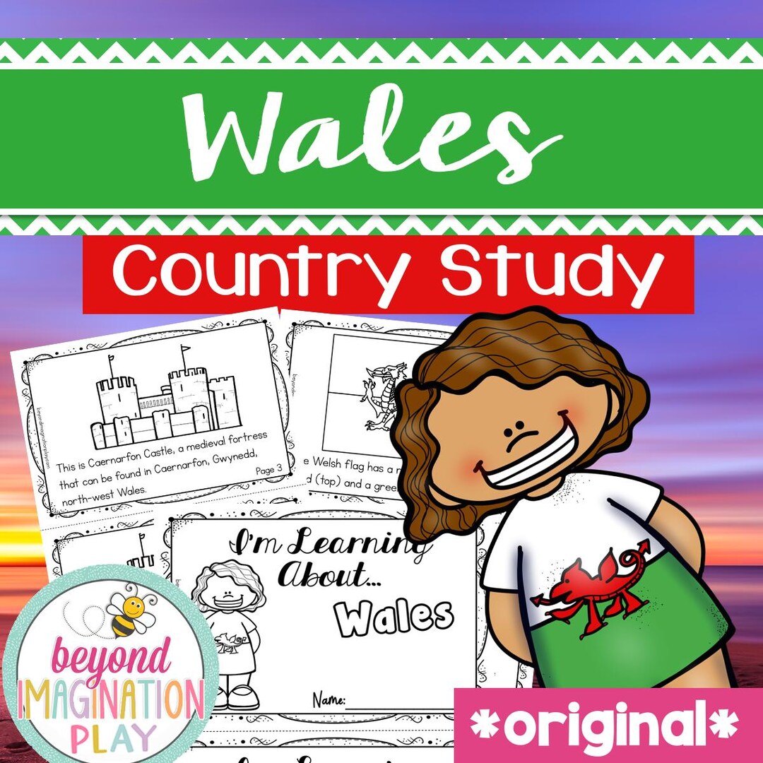 Wales Country Study Worksheets | Printable Geography Fun Activities for ...