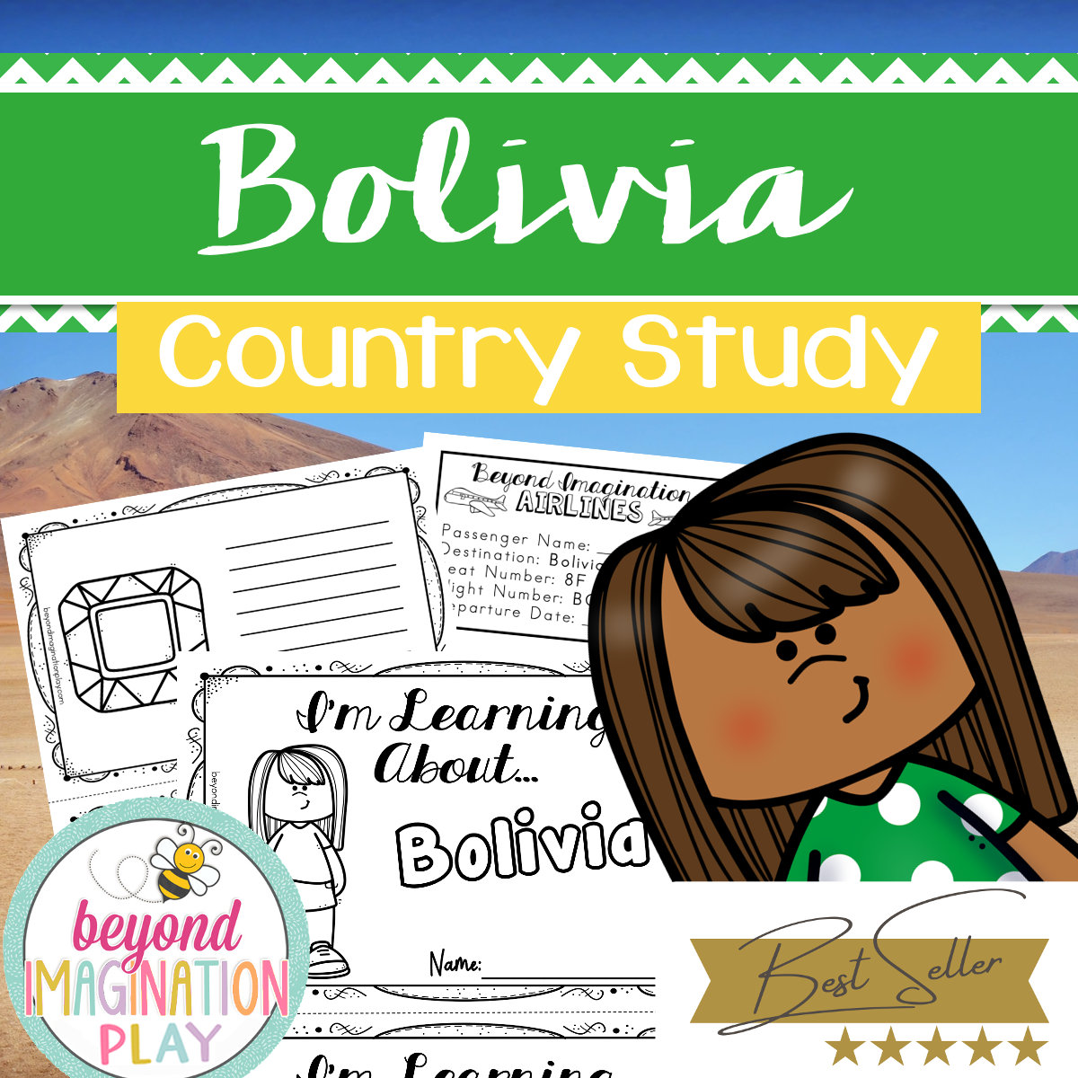 Bolivia Country Study | Instant Digital Download | Printable Activity ...