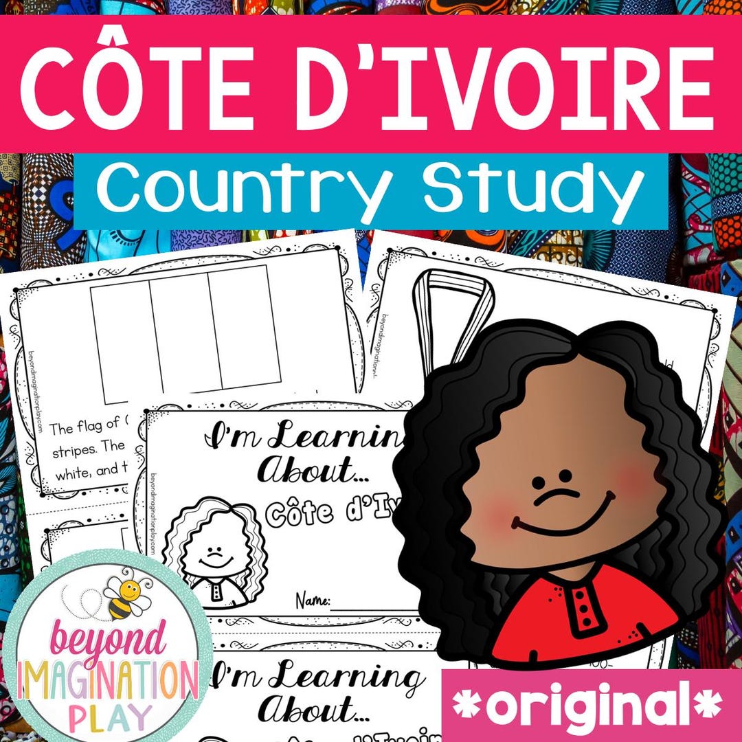 ORIGINAL Côte D'ivoire Country Study | Instant Digital Download ...