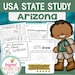 50 States Project | Arizona Facts Activities Worksheets Reading ...