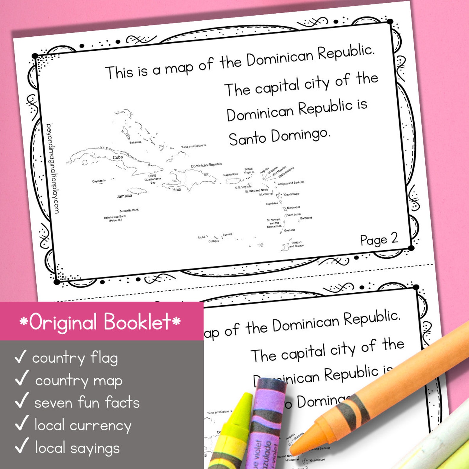 DELUXE Dominican Republic Country Study *BEST SELLER* Comprehension ...