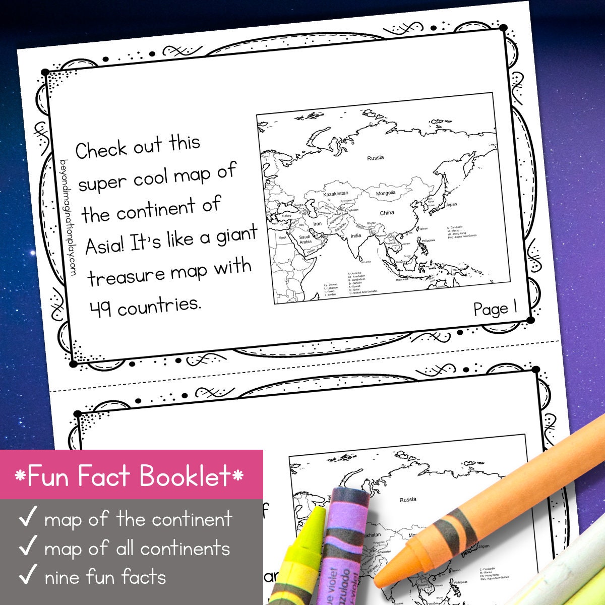Value Bundle Asia Continent Study | Instant Digital Download ...