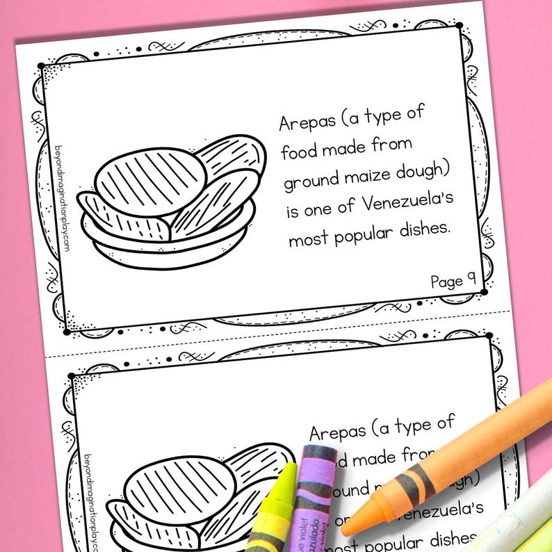 Venezuela Country Study Worksheets | Printable Geography Fun Activities ...