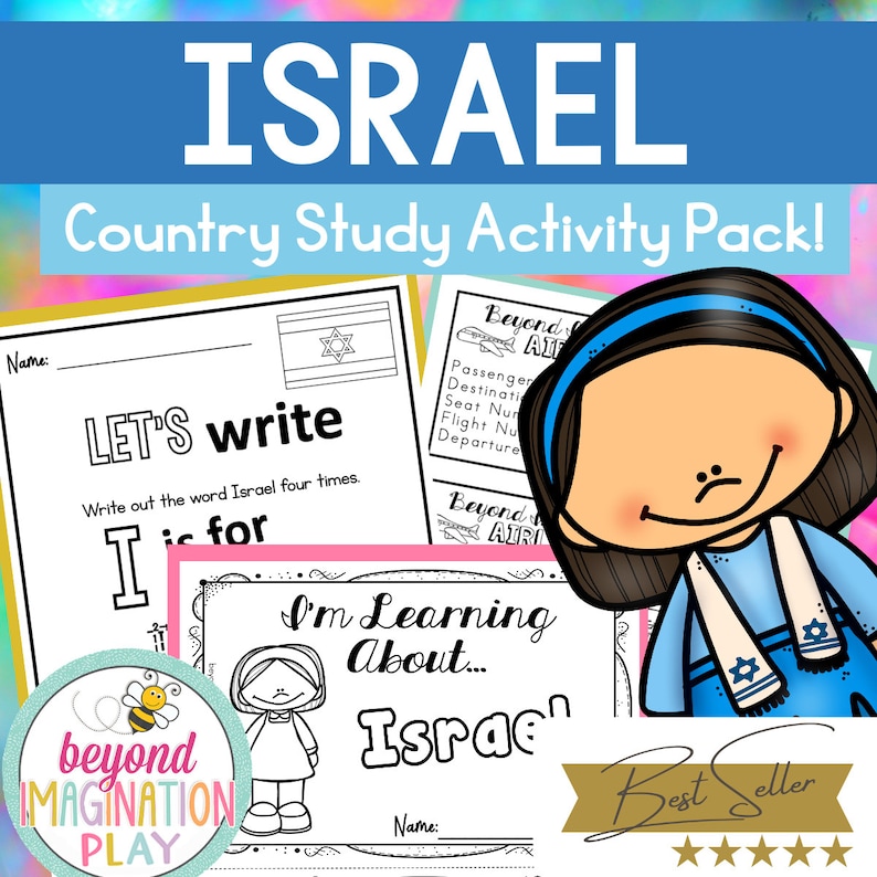 DELUXE Israel Country Study *BEST SELLER* Comprehension, Activities ...