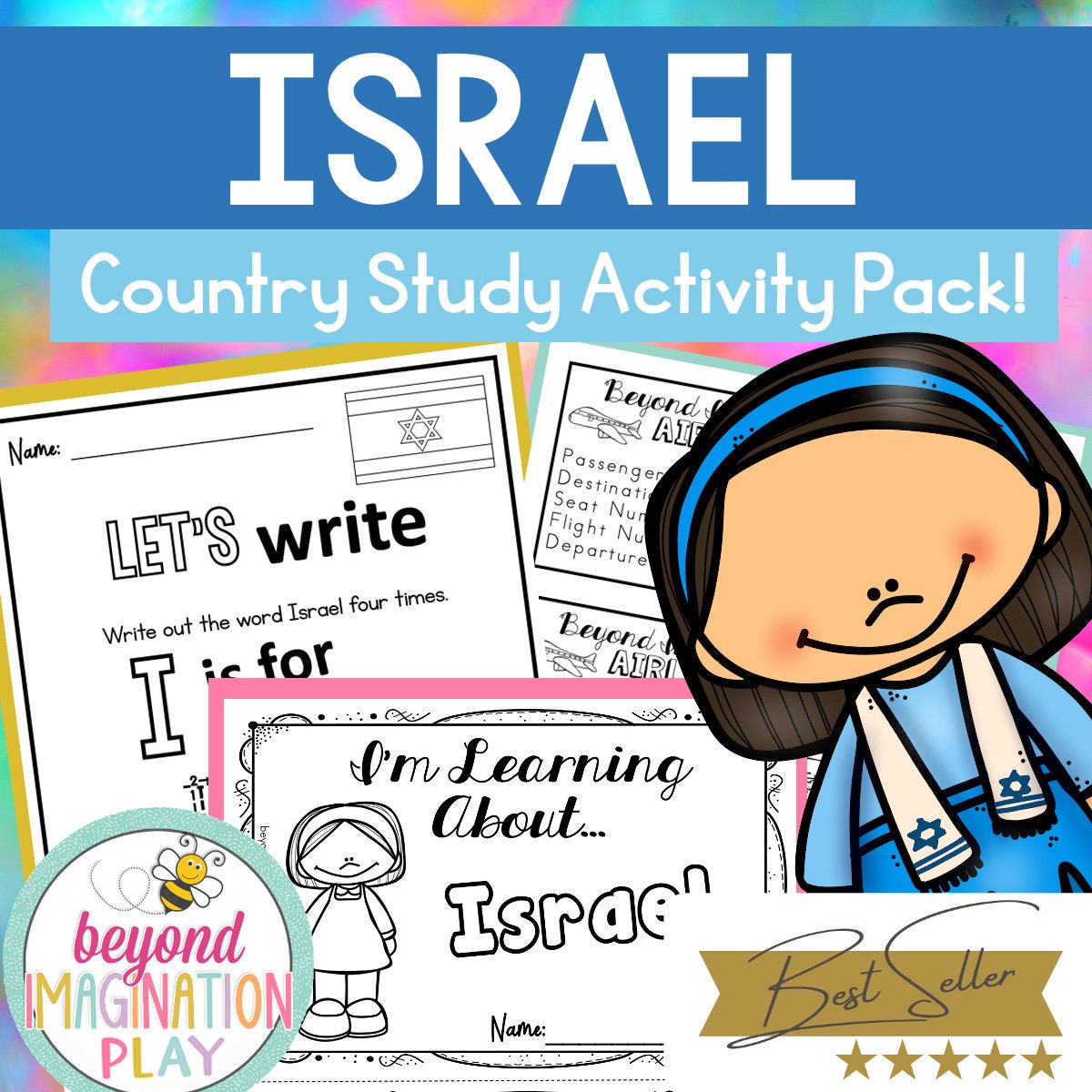 DELUXE Israel Country Study *BEST SELLER* Comprehension, Activities ...