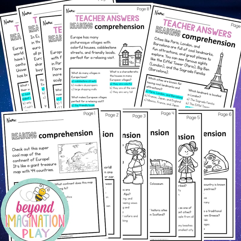 Value Bundle Europe Continent Study | Instant Digital Download ...