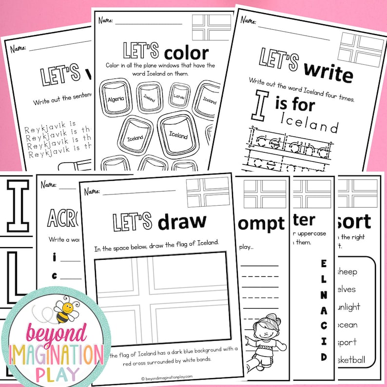 DELUXE Iceland Country Study *BEST SELLER* Comprehension, Activities ...