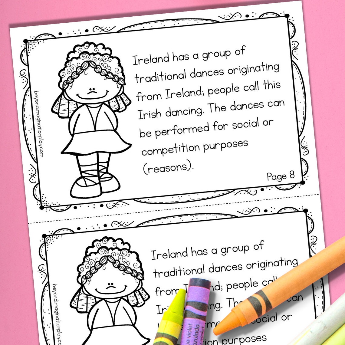 ORIGINAL Ireland Country Study | Instant Digital Download | Printable ...