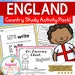 England Country Study | Instant Digital Download | Printable Activity ...