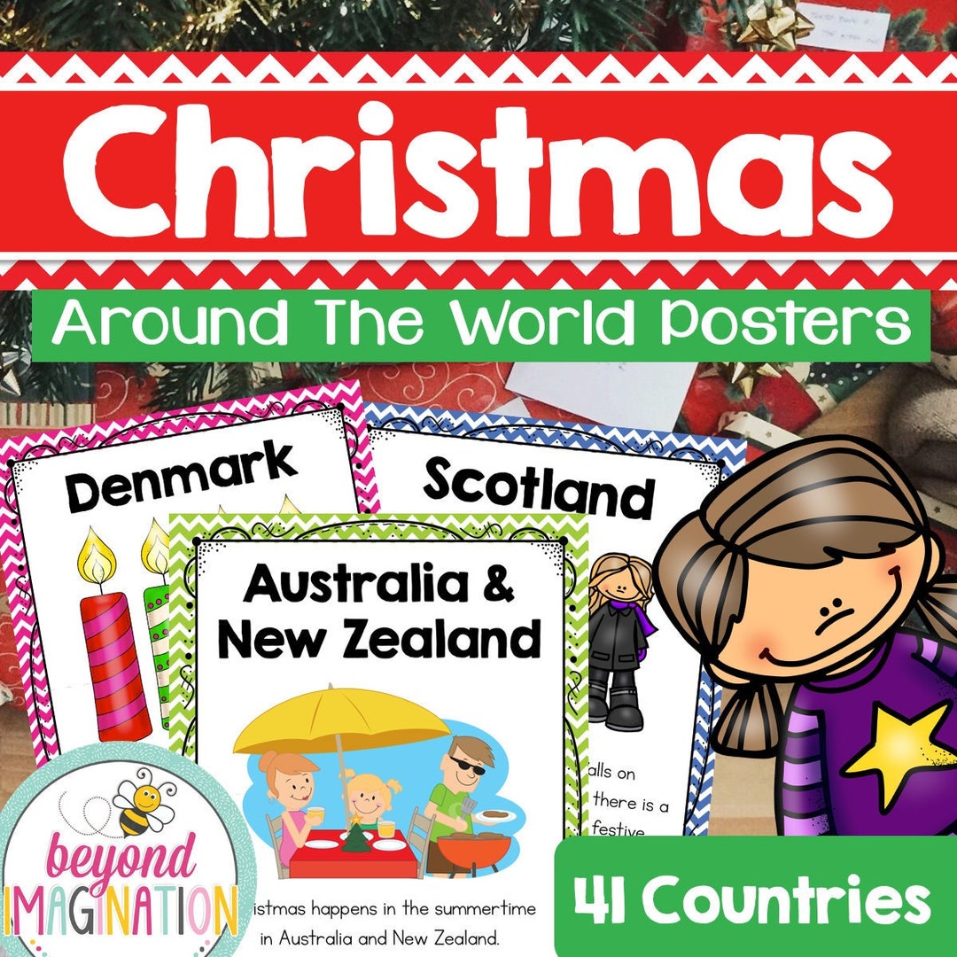 Christmas Around the World Posters - 41 Countries | Instant Digital ...