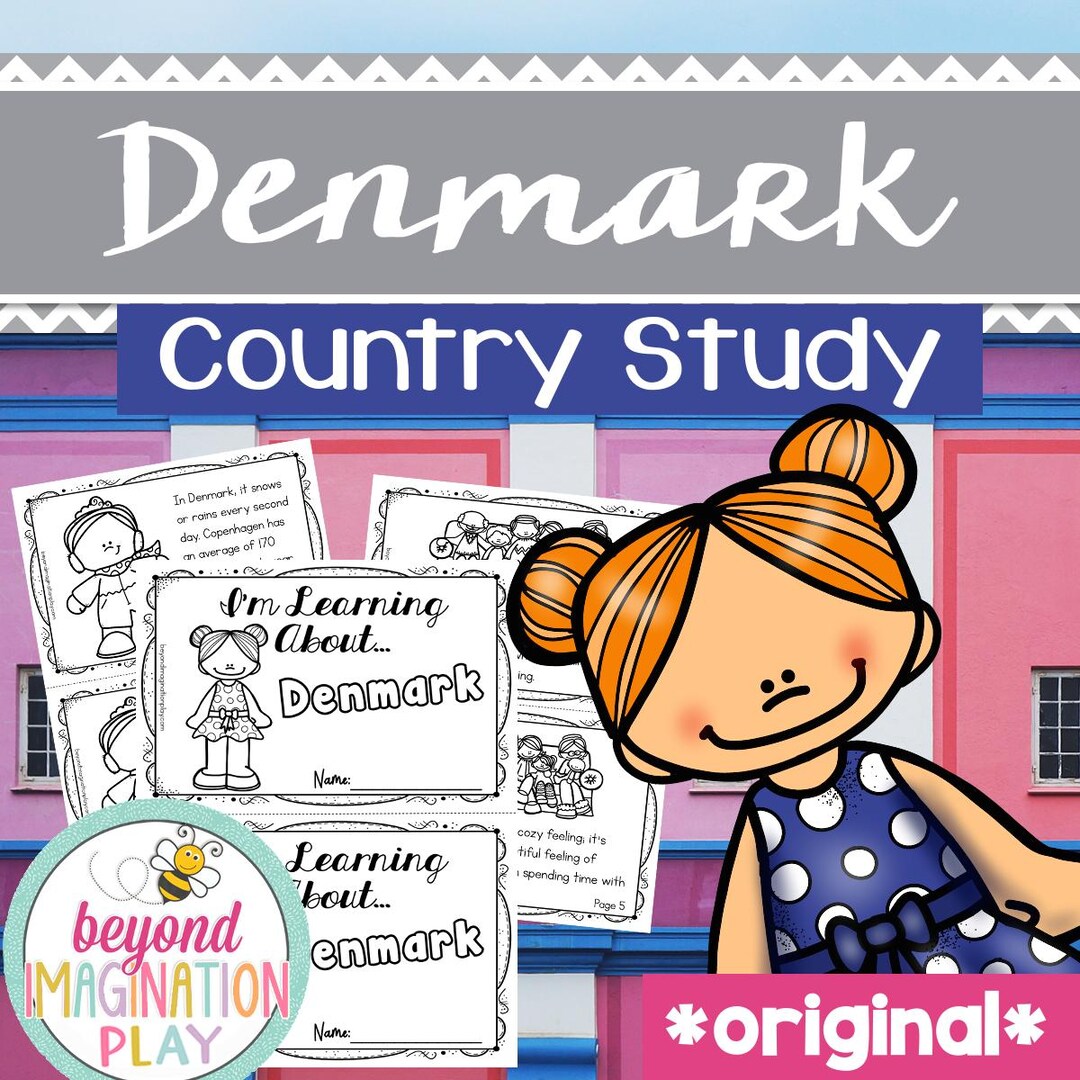 ORIGINAL Denmark Country Study | Instant Digital Download | Printable ...
