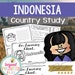 DELUXE Indonesia Country Study *BEST SELLER* Comprehension, Activities ...