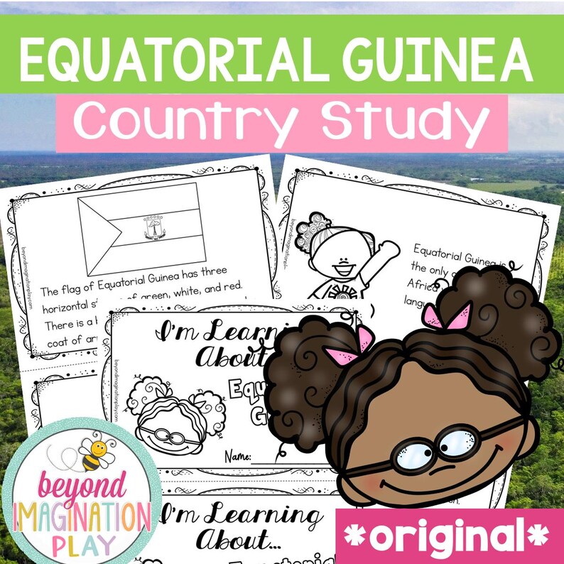 Equatorial Guinea Country Study Worksheets | Printable Geography Fun ...