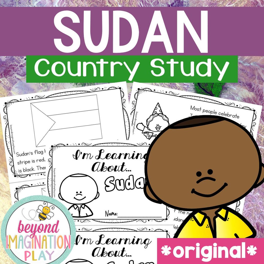 Sudan Country Study Worksheets | Printable Geography Fun Activities for ...
