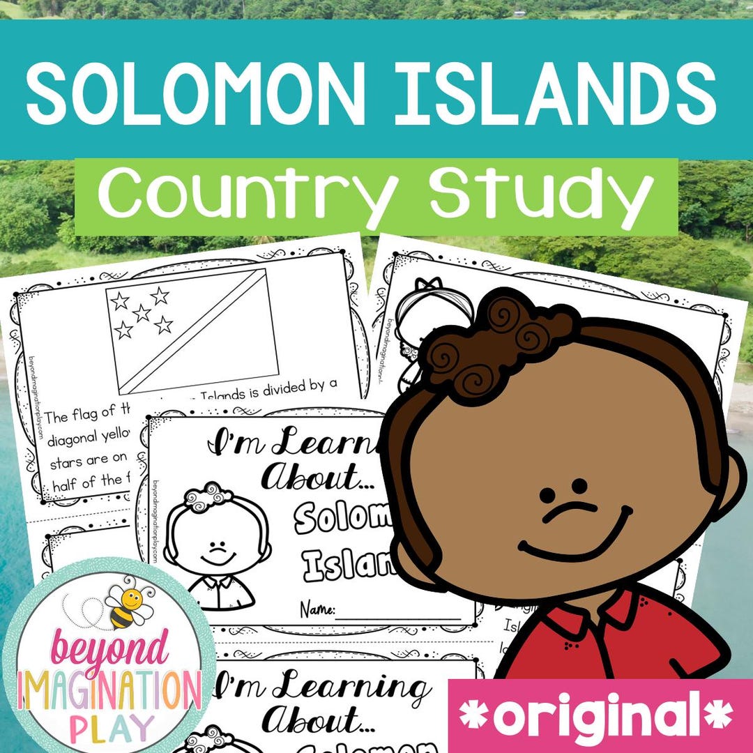The Solomon Islands Country Study Worksheets | Printable Geography Fun ...