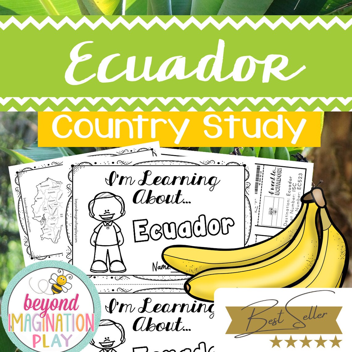 Ecuador Country Study | Instant Digital Download | Printable Activity ...