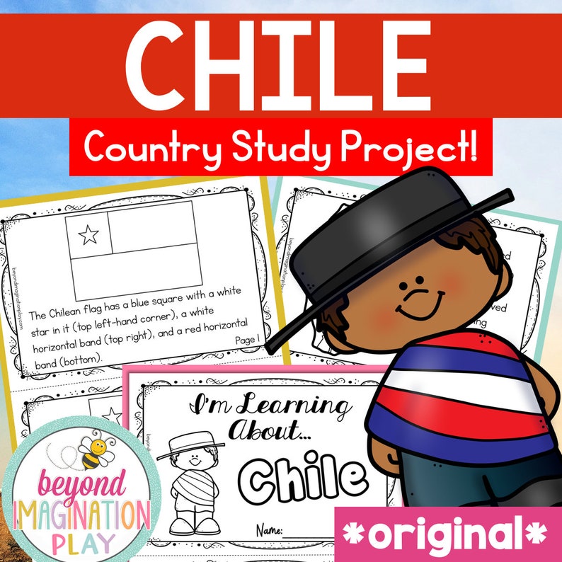 ORIGINAL Chile Country Study | Instant Digital Download | Printable ...
