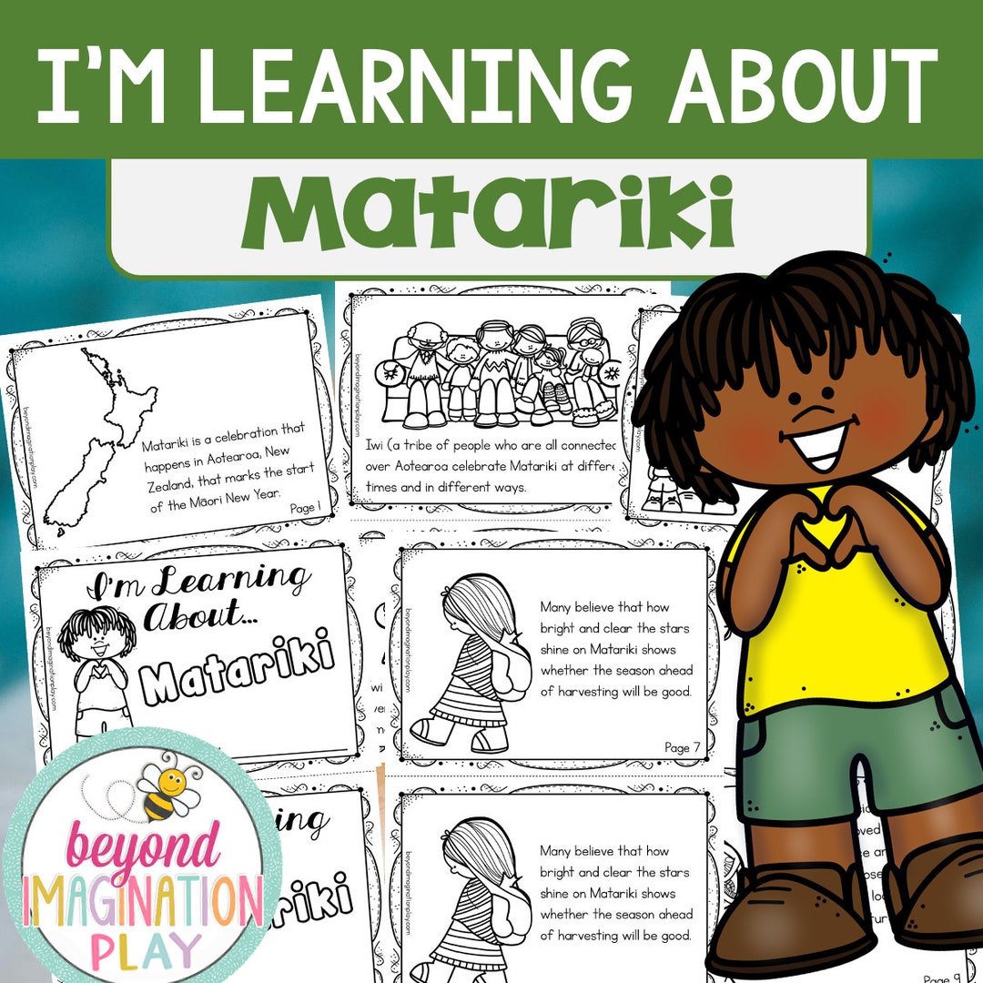 Matariki Booklet for Little Learners | All About Matariki - Etsy