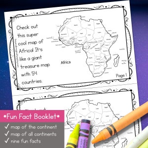 Africa Continent Study | Instant Digital Download | Printable Activity ...