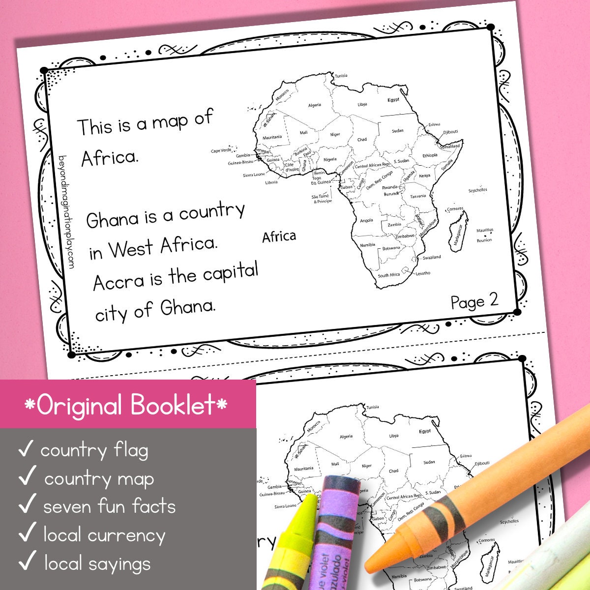 ORIGINAL Ghana Country Study | Instant Digital Download | Printable ...
