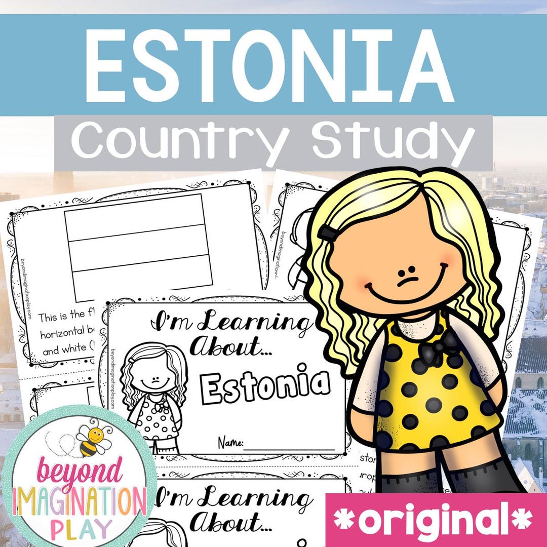 Estonia Country Study Worksheets | Printable Geography Fun Activities ...