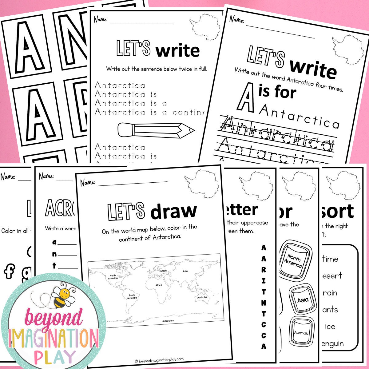 Deluxe Antarctica Continent Study Instant Digital Download Printable ...