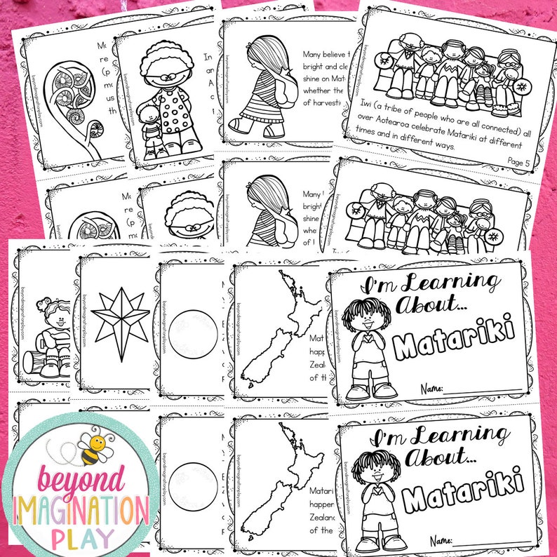 Matariki Booklet for Little Learners | All About Matariki - Etsy