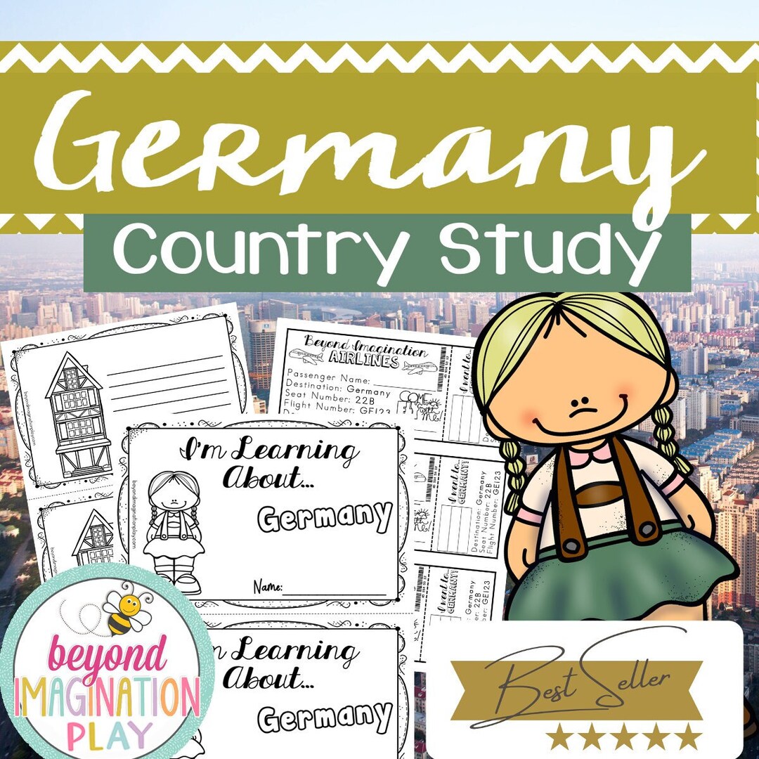 Germany Country Study Instant Digital Download Printable Activity for ...