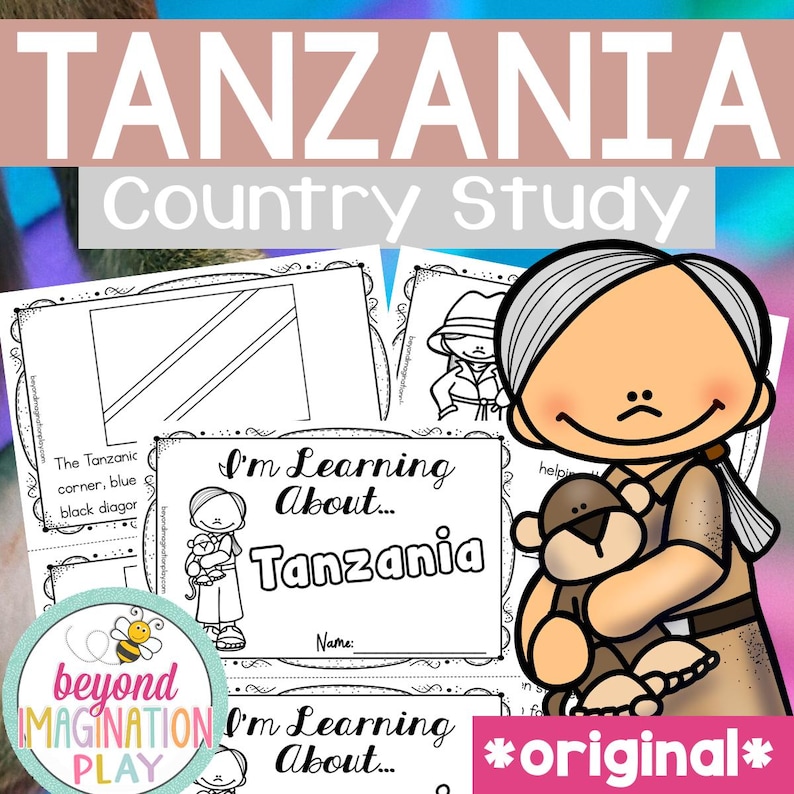 Tanzania Country Study Worksheets | Printable Geography Fun Activities ...