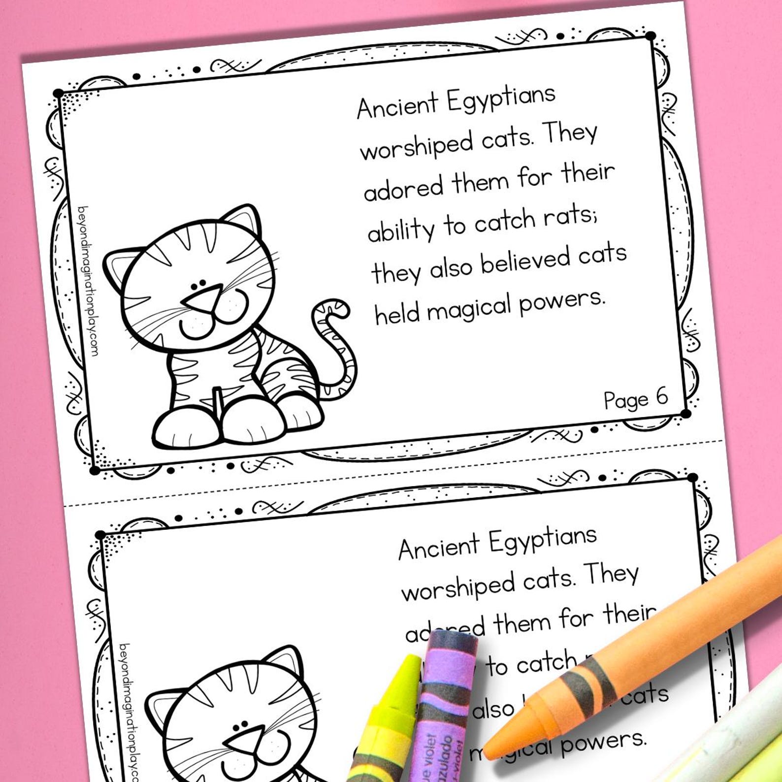 Egypt Country Study Worksheets | Printable Geography Fun Activities for ...