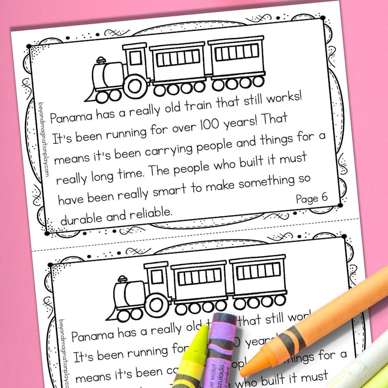 Panama Country Study Worksheets | Printable Geography Fun Activities ...