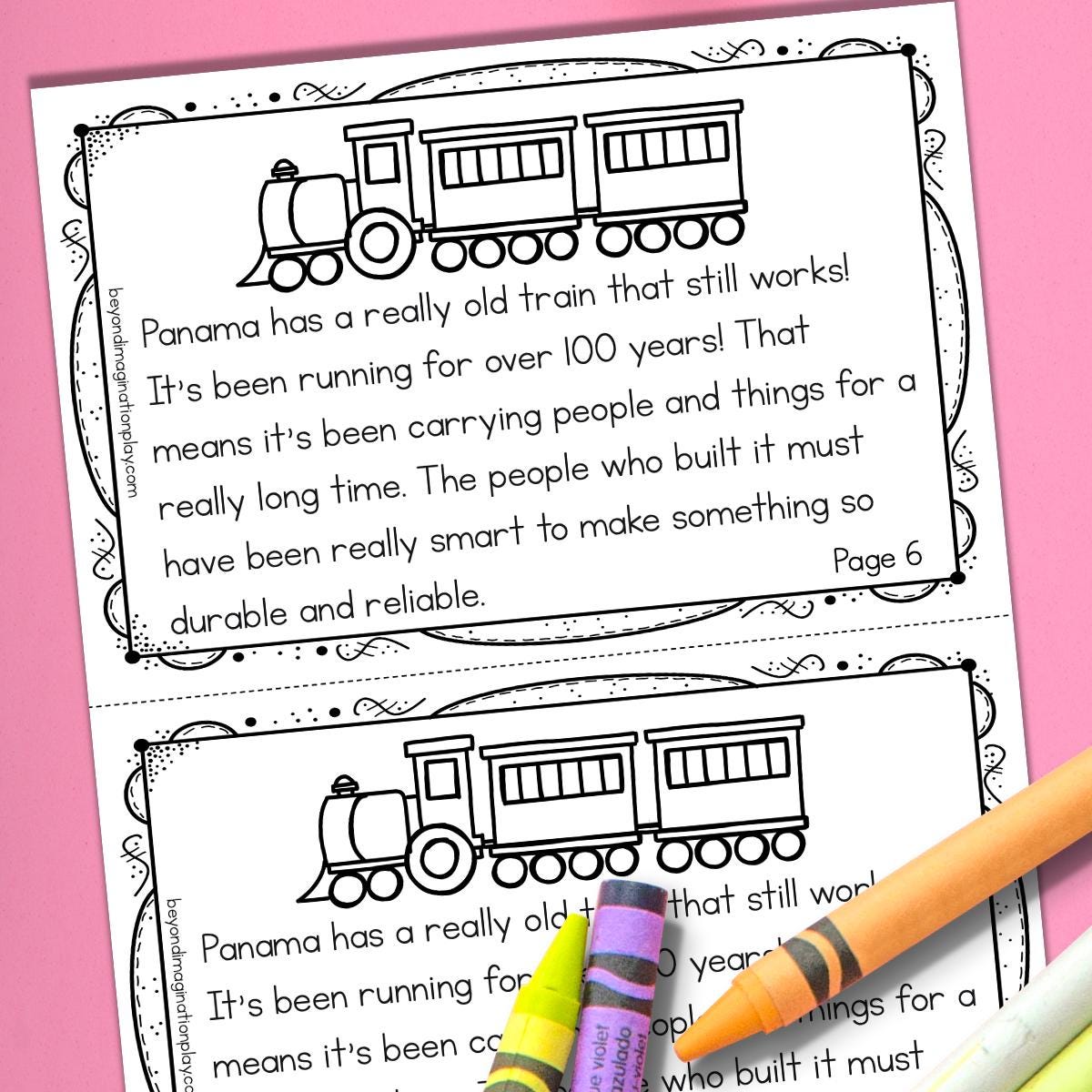 Panama Country Study Worksheets | Printable Geography Fun Activities ...