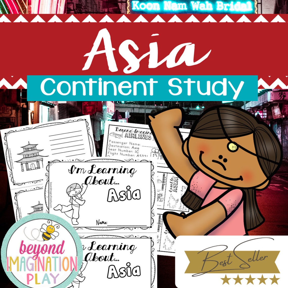 Value Bundle Asia Continent Study Instant Digital Download Printable ...