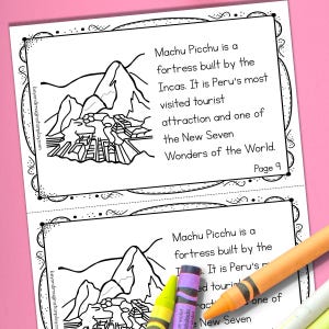 Peru Country Study Worksheets | Printable Geography Fun Activities for ...