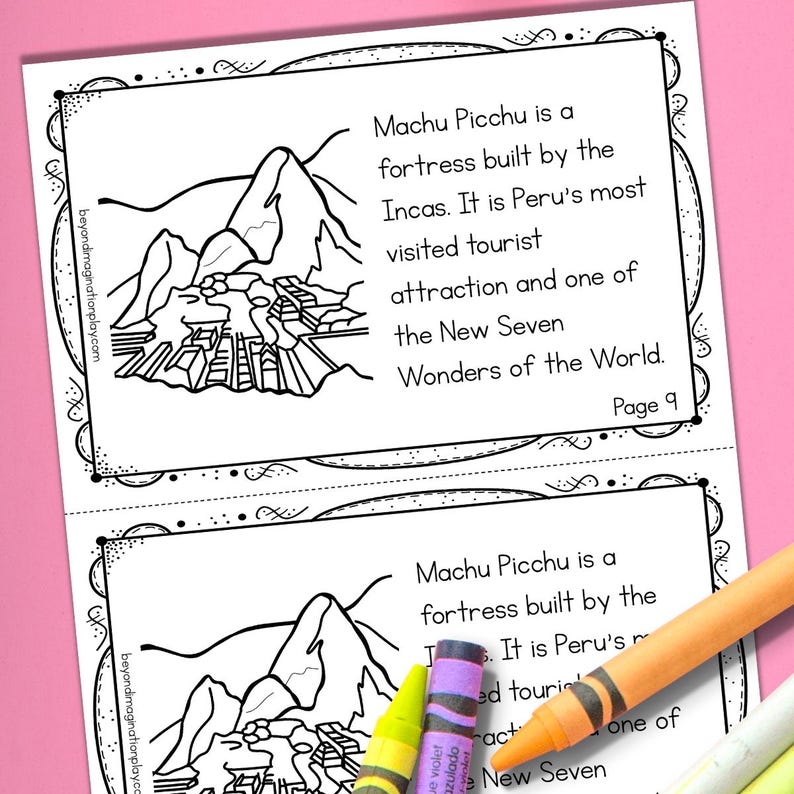 Peru Country Study Worksheets | Printable Geography Fun Activities for ...