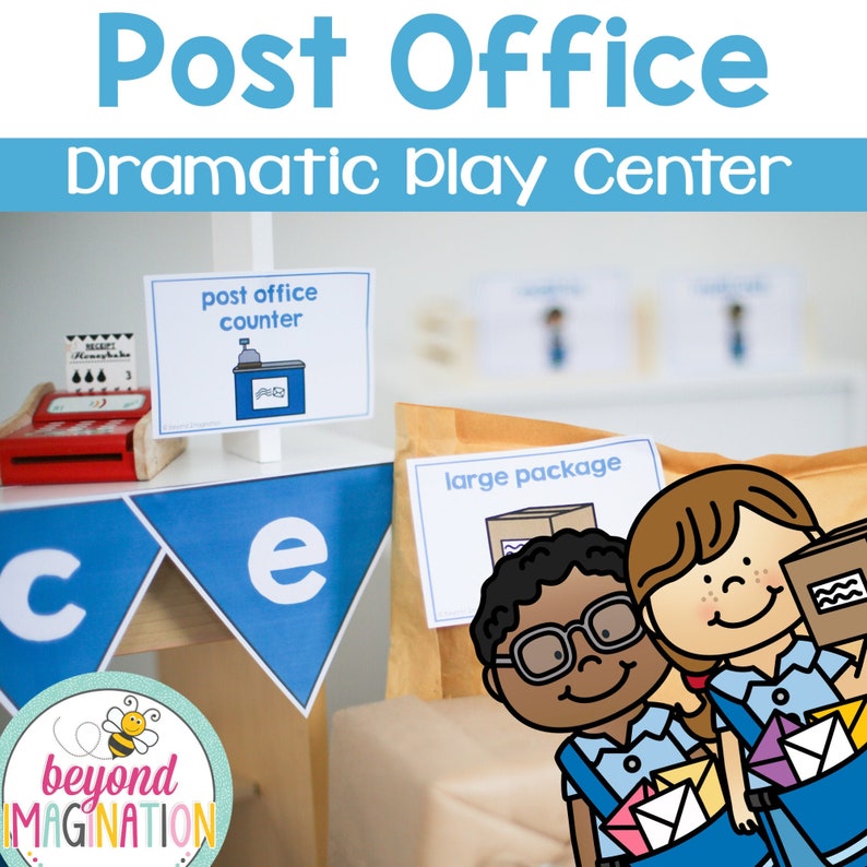 Instant Download Pretend Play Post Office | Home School Activities ...