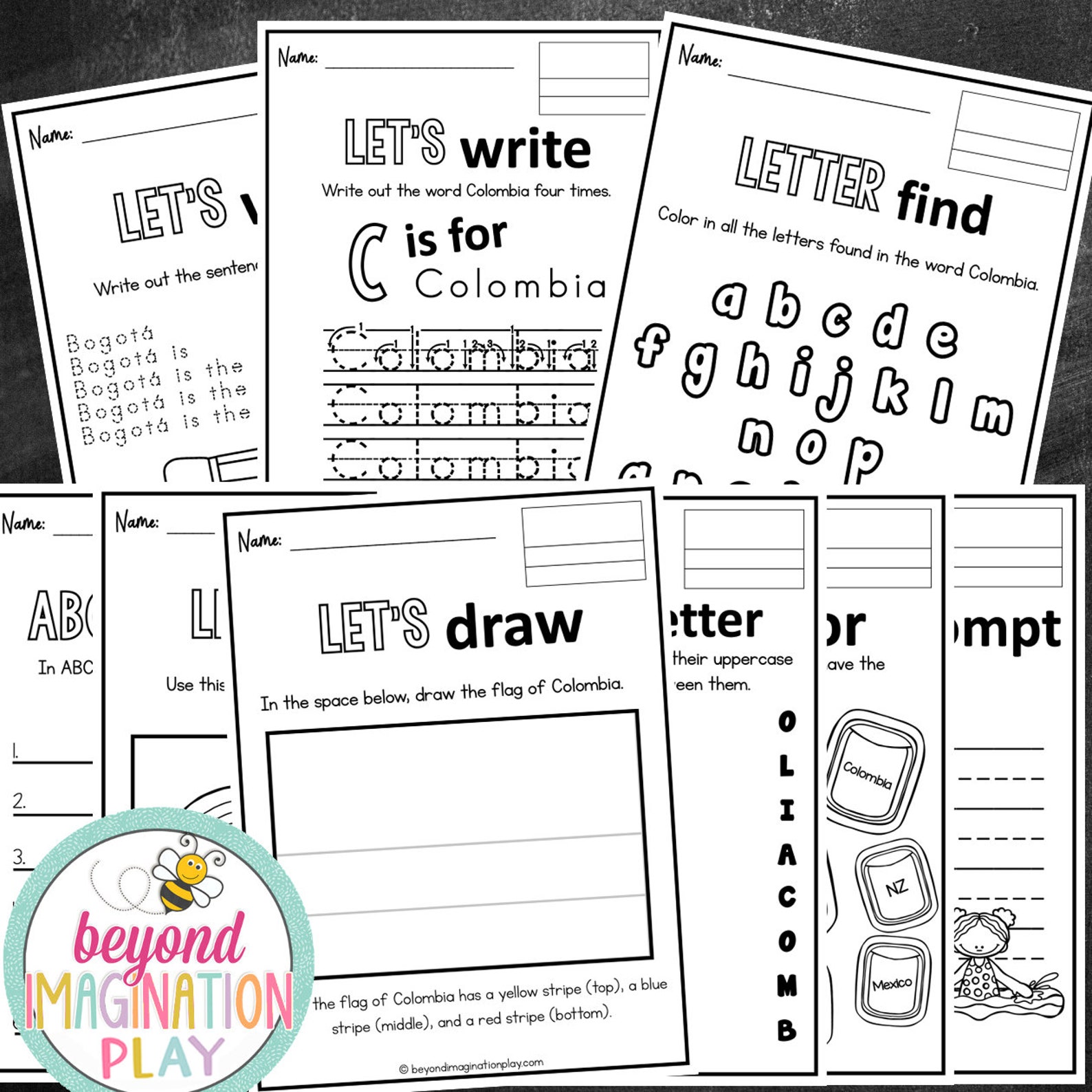 DELUXE Colombia Country Study *BEST SELLER* Comprehension, Activities ...