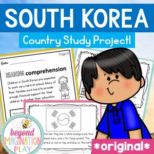 ORIGINAL South Korea Country Study | Instant Digital Download ...