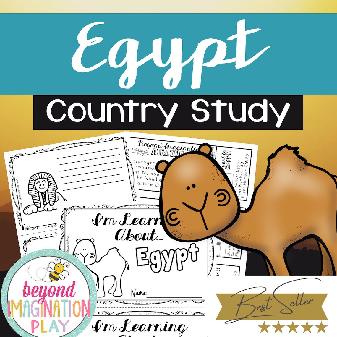 Egypt Country Study Instant Digital Download Printable Activity for ...