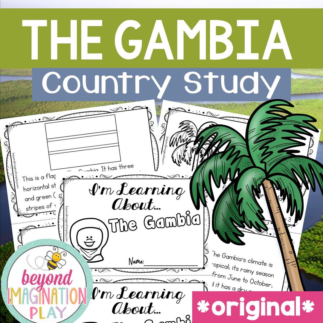 ORIGINAL Gambia Country Study | Instant Digital Download | Printable ...