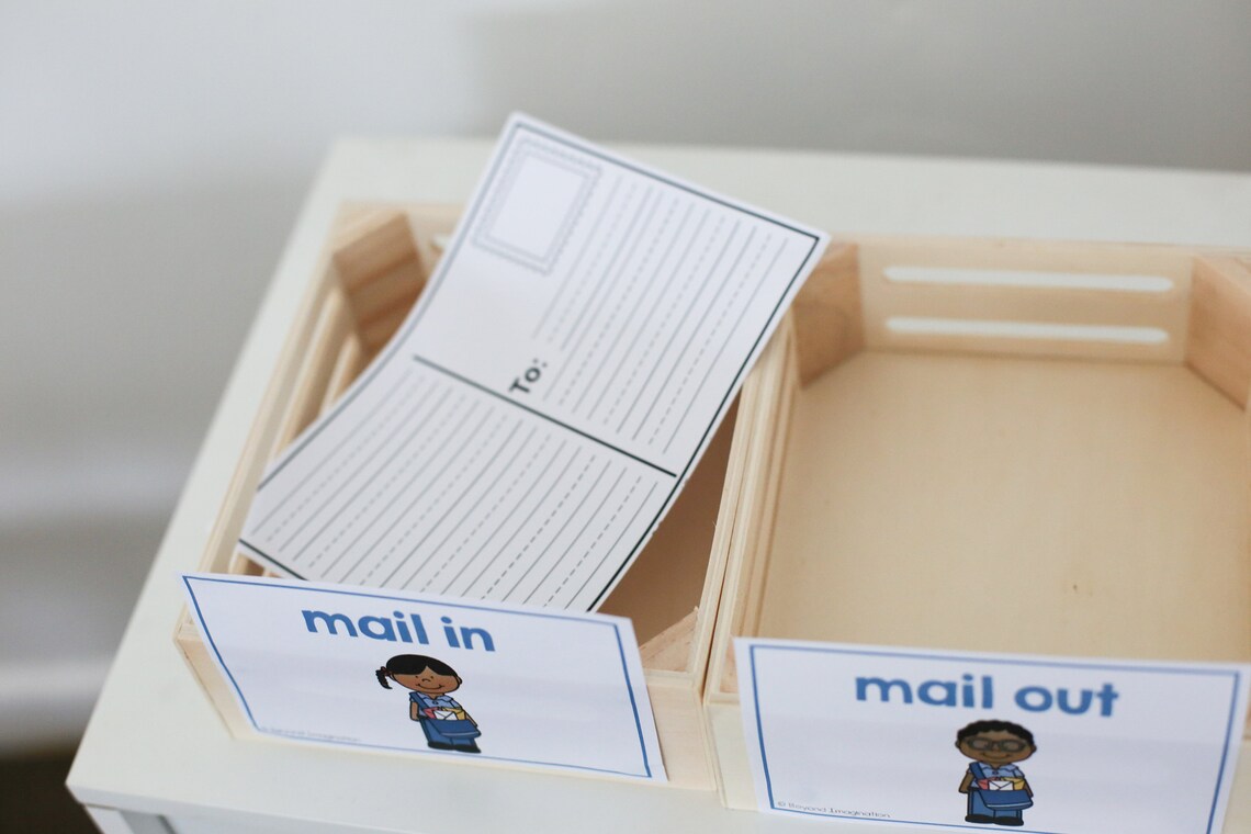 Instant Download Pretend Play Post Office Home School Activities Post ...