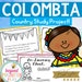 DELUXE Colombia Country Study *BEST SELLER* Comprehension, Activities ...