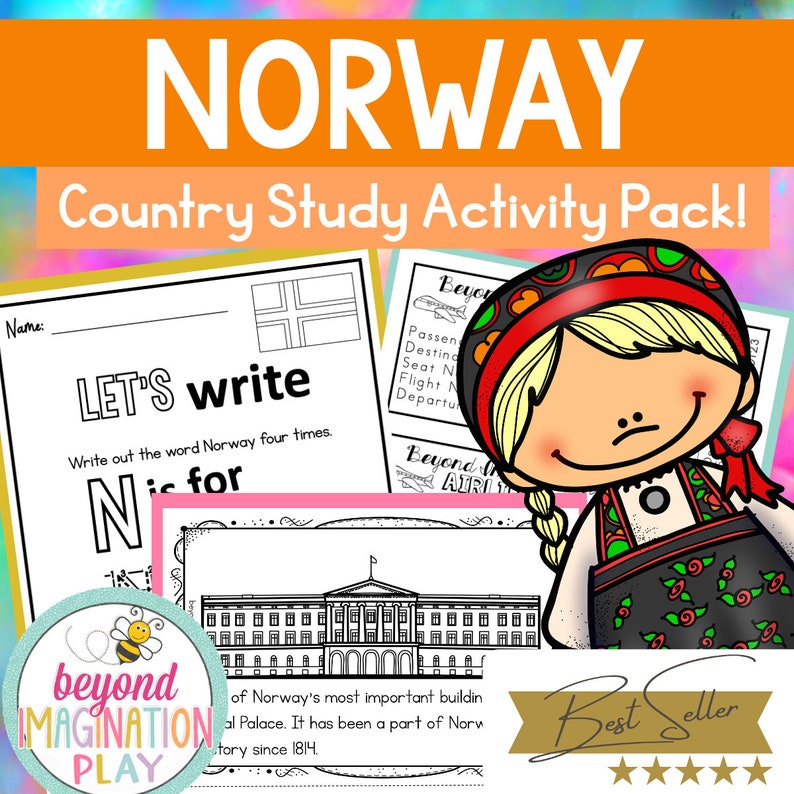 DELUXE Norway Country Study *BEST SELLER* Comprehension, Activities ...