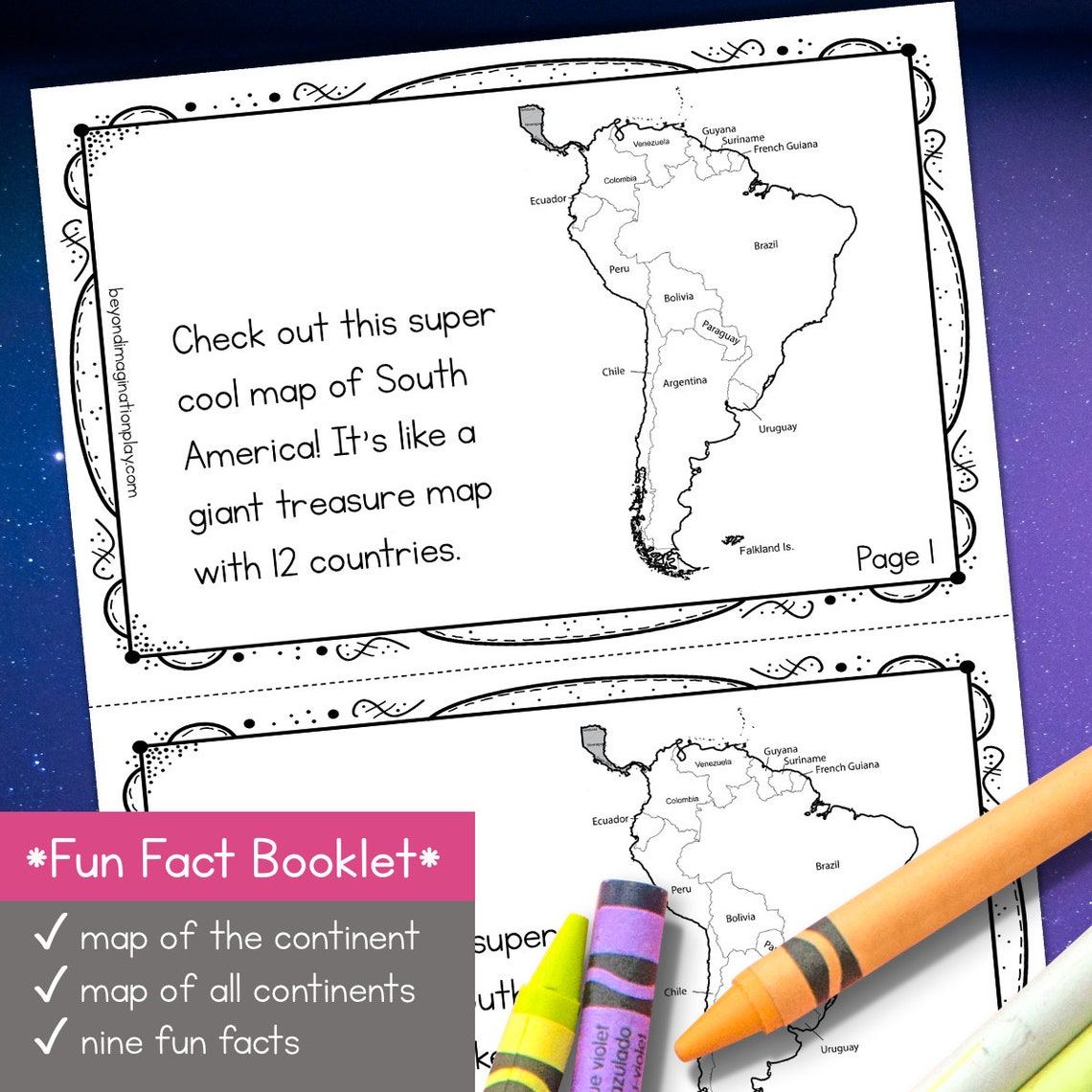 Value Bundle South America Continent Study | Instant Digital Download ...