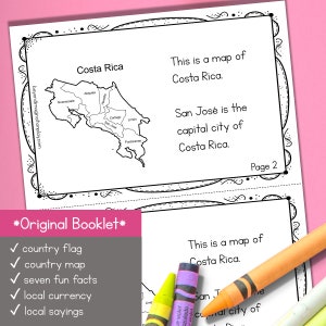 ORIGINAL Costa Rica Country Study | Instant Digital Download ...