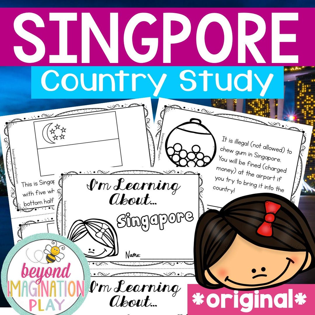 Singapore Country Study Worksheets | Printable Geography Fun Activities ...