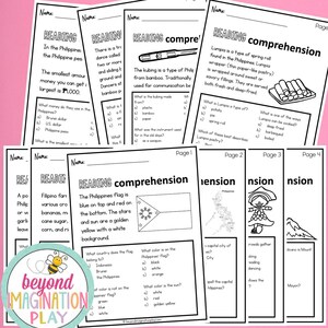 The Philippines Country Study Worksheets | Printable Geography Fun ...