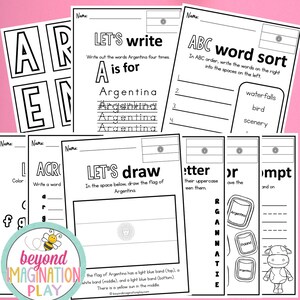 DELUXE Argentina Country Study *BEST SELLER* Comprehension, Activities ...